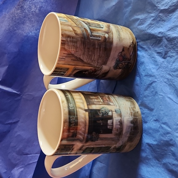 222 Fifth | Dining | 222 Fifth Pair Of French Cafes Mugs | Poshmark
